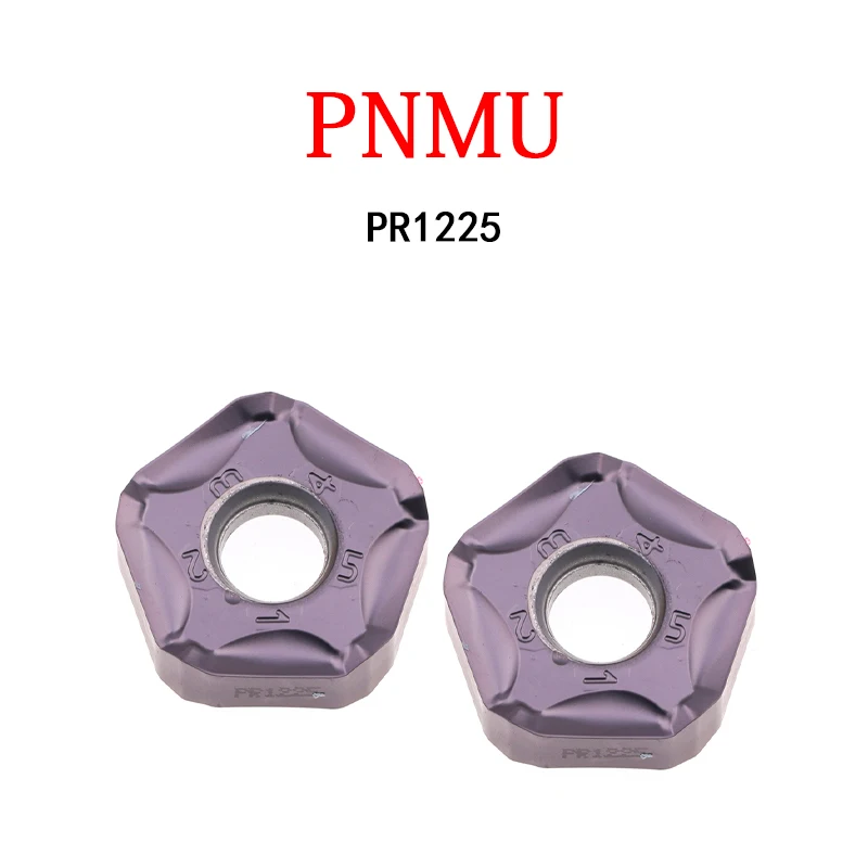 PNMU1205 PNMU 카바이드 인서트, PNMU1205ANER GH GM PR1225 CNC 고속 피드 밀링 인서트 선반 ...