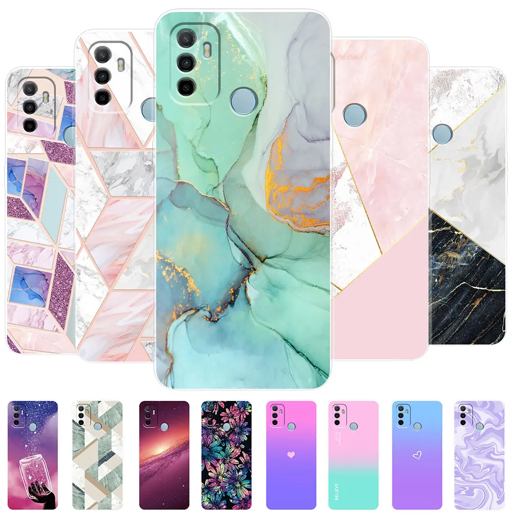 For-OPPO-A53-Case-2020-Beautiful-Marble-Clear-Phone-Case-for-OPPO-A53S ...