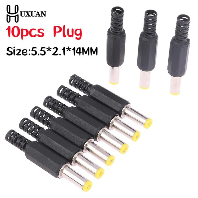 5/10pcs DC Power Male X Solder Connector Plug X DC Power, 42% OFF