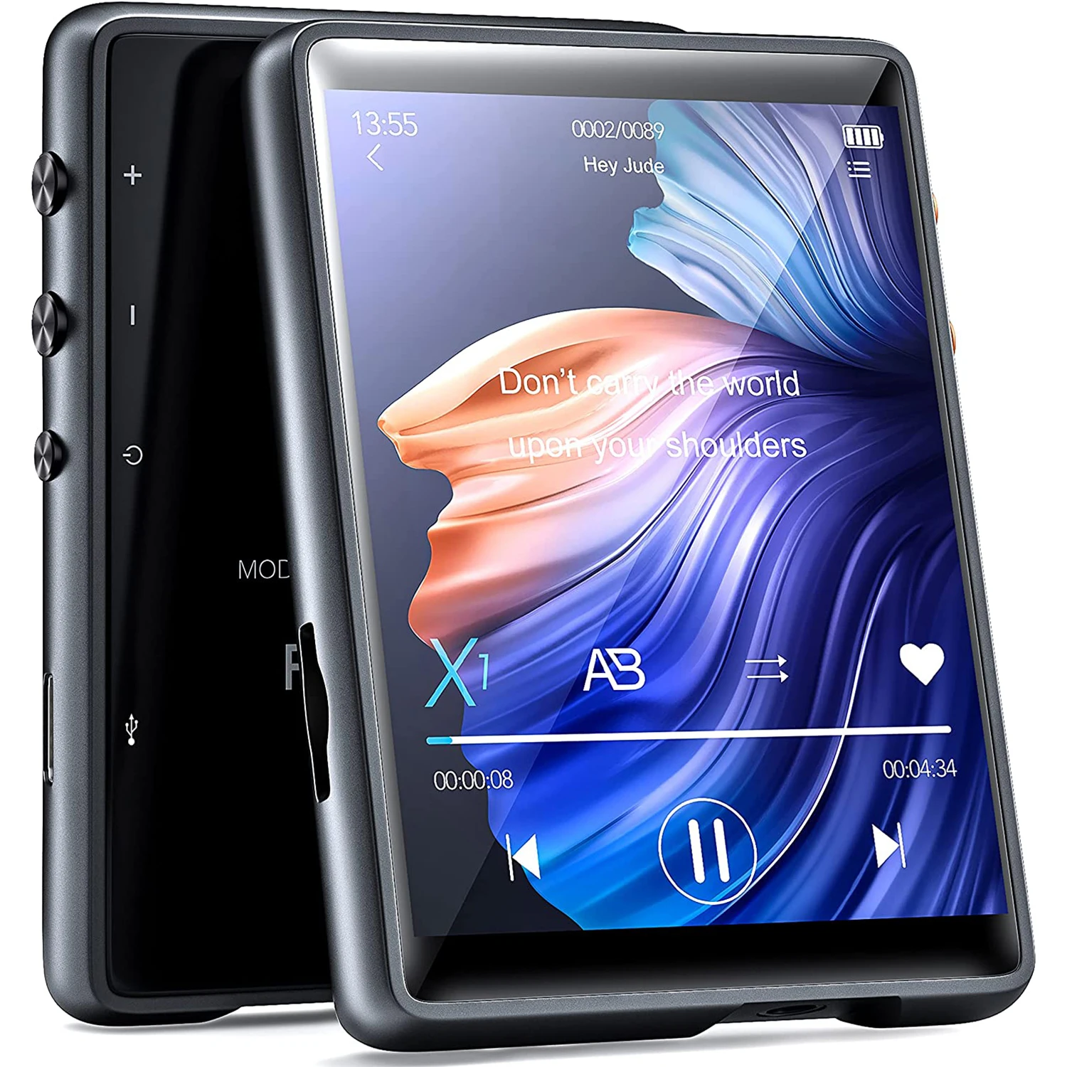 Reproductor-MP3-de-m-sica-Digital-Port-til-con-Bluetooth-5-0-Radio-FM ...