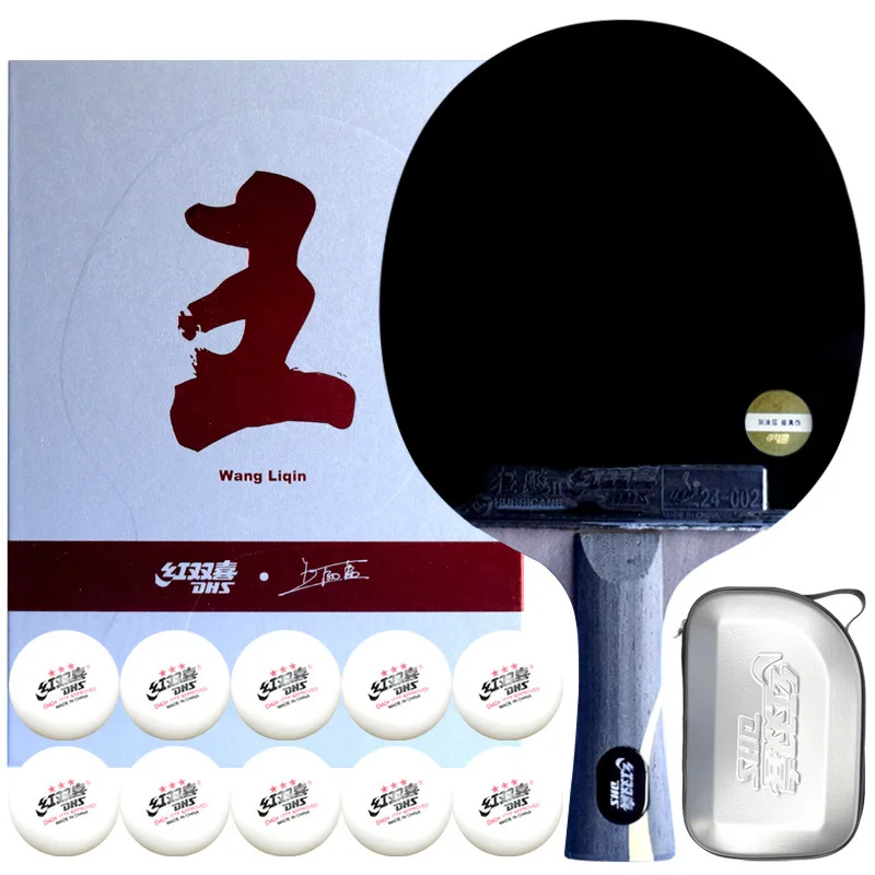 Genuine-DHS-table-tennis-racket-Wang-Liqin-crazy-wang-series ...