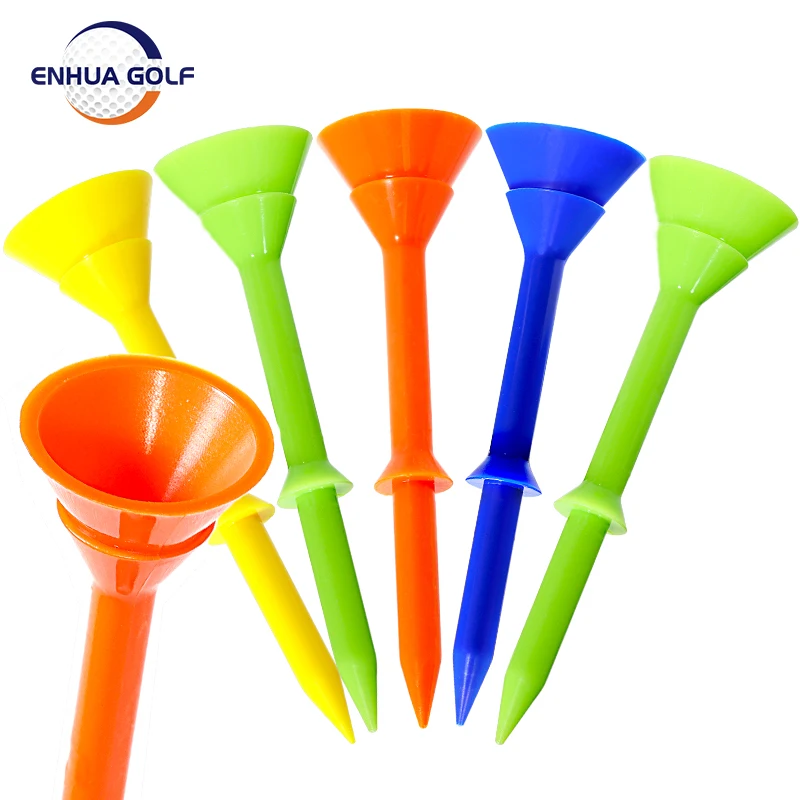 Golf Tees Plastic 3 1/4 83mm 50 Pcs Unbreakable Upgrade Reusable Big ...