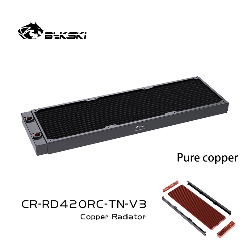Bykski-CR-RD420RC-TN-V3-420mm-Single-Row-Radiators-28mm-Thickness ...