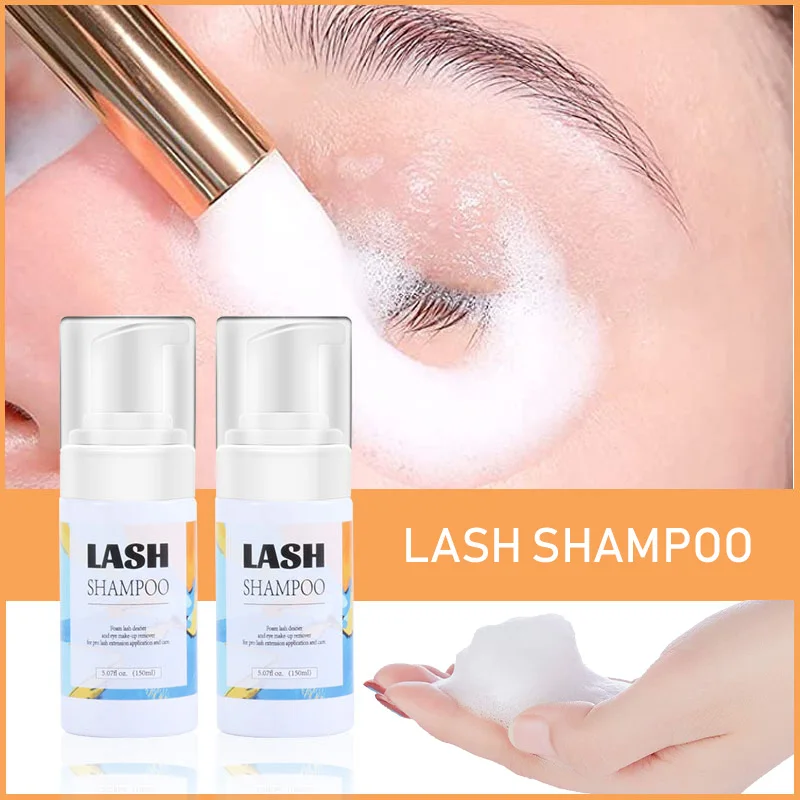 50-60-100-150ml-Eyelash-Shampoo-Gentle-Cleansing-Eyelashes-Grafting ...
