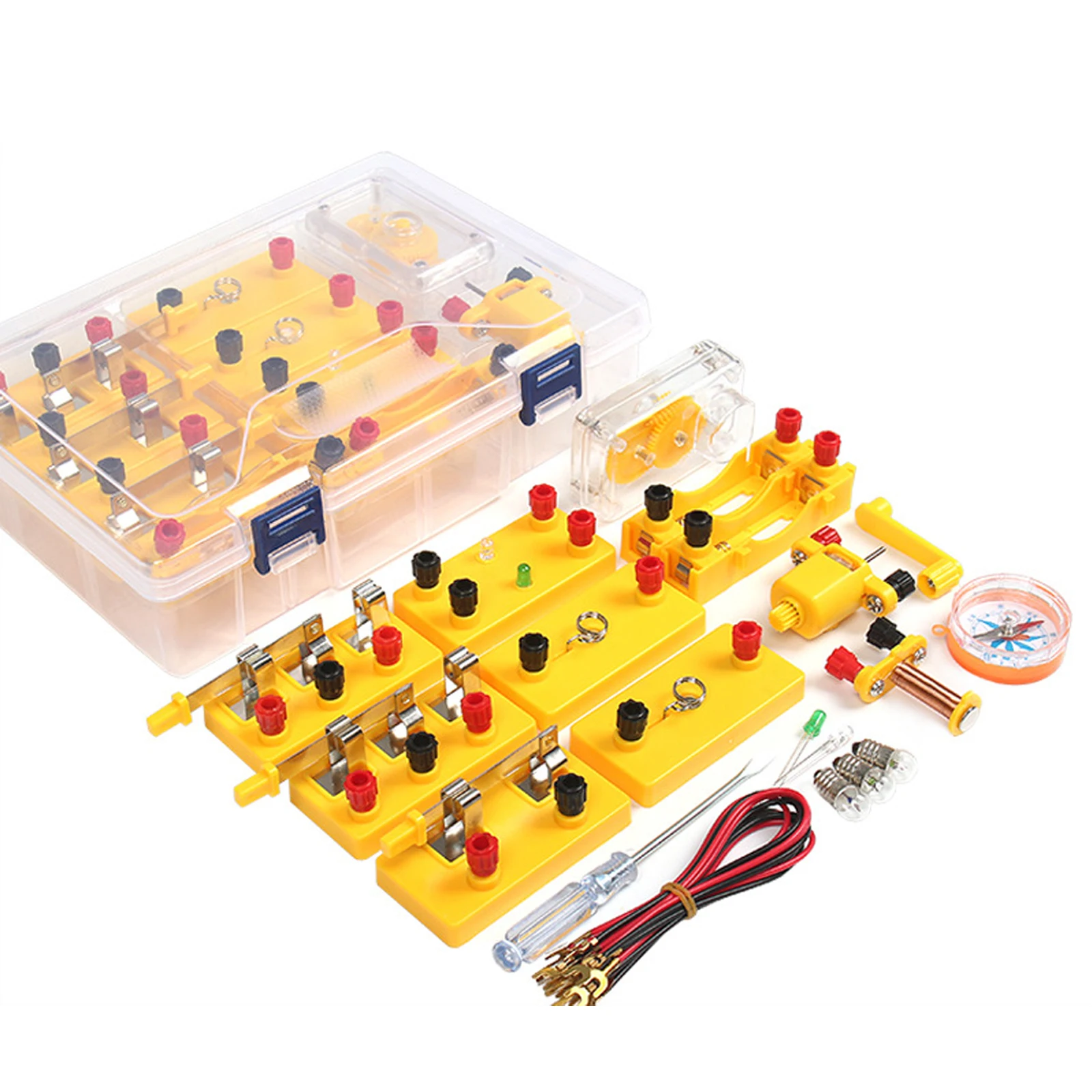 Electric-Kids-Toy-Basic-Circuit-Electricity-Magnetism-Learning-Kit ...
