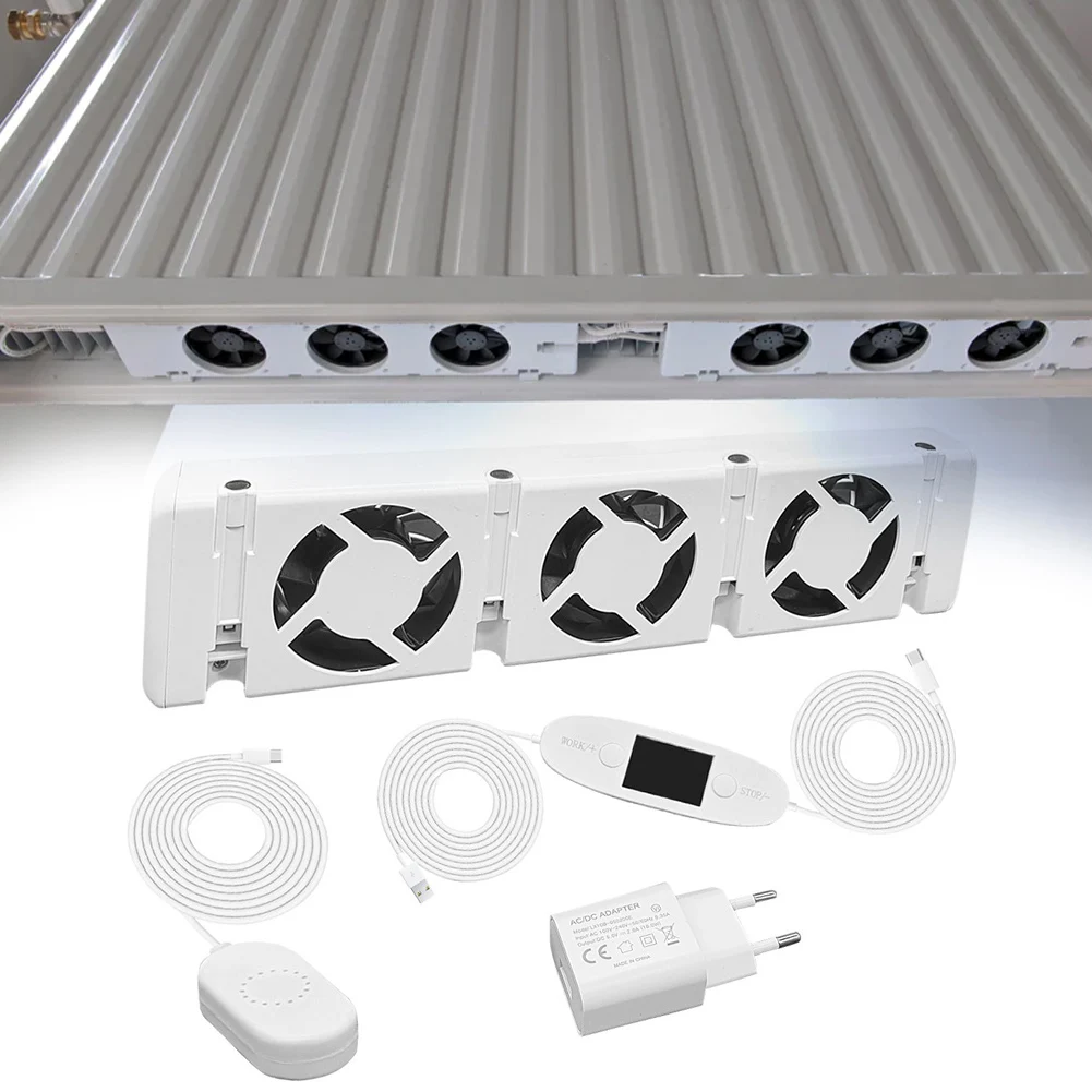 Smart-Radiator-Fans-Booster-Extension-Set-Ventilator-Fan-EU-Standard-5V ...