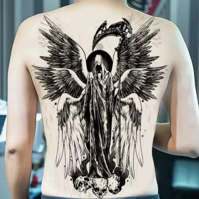 Back Tattoo Angel Wings