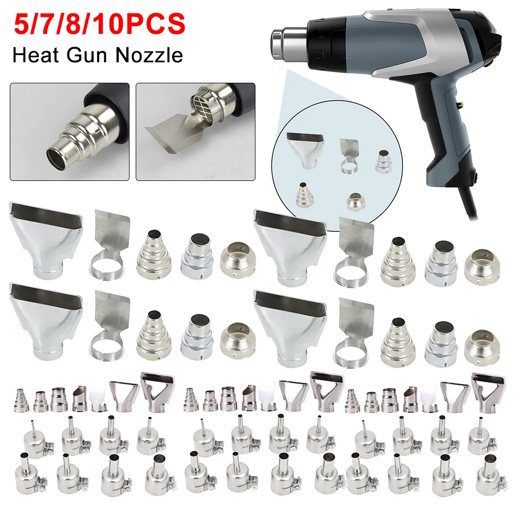 5-10pcs-Hot-Air-Fan-Nozzle-Kit-35mm-Diameter-Heat-Gun-Nozzle ...