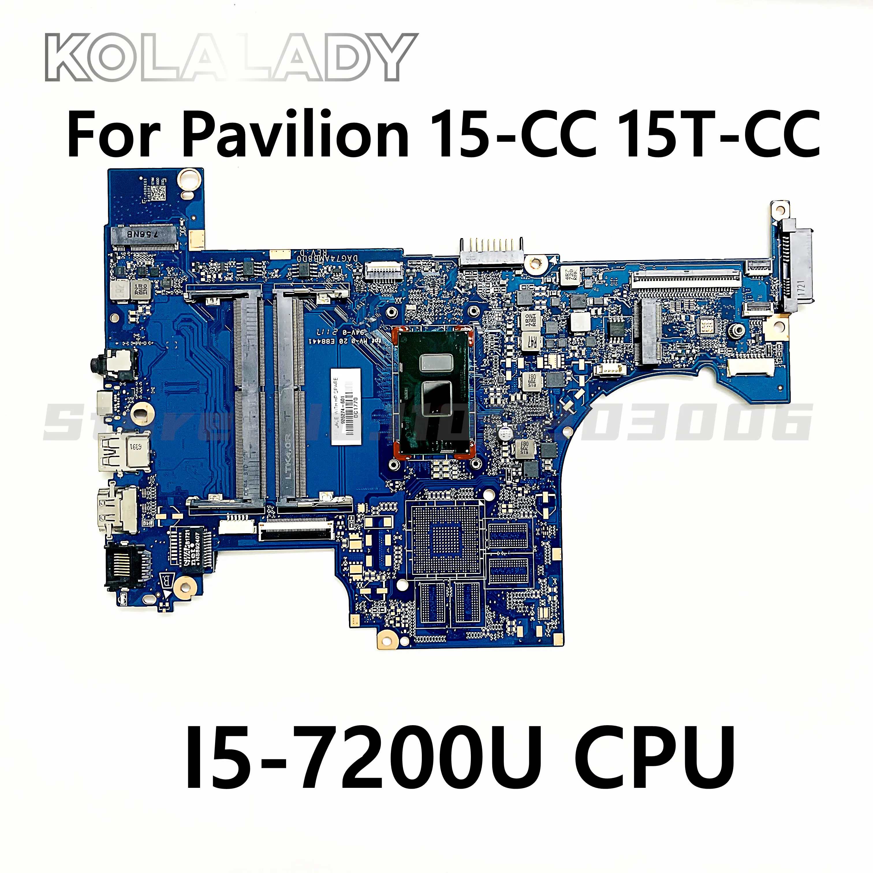 For-HP-Pavilion-15-CC-15T-CC-Laptop-Motherboard-With-I5-7200U-CPU ...