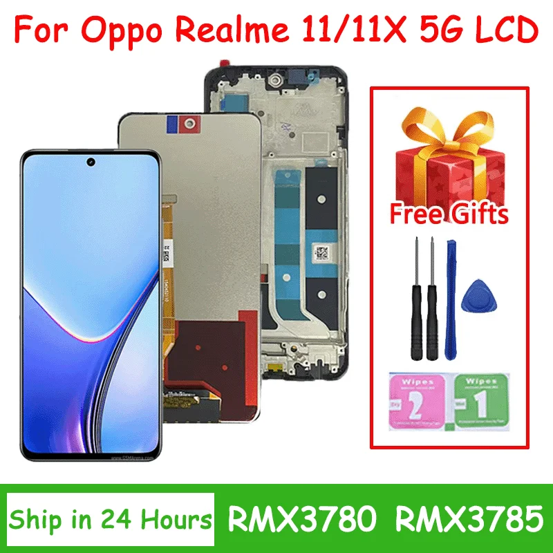Pantalla de 6,72 pulgadas para Oppo Realme 11 5G RMX3780, Panel de ...