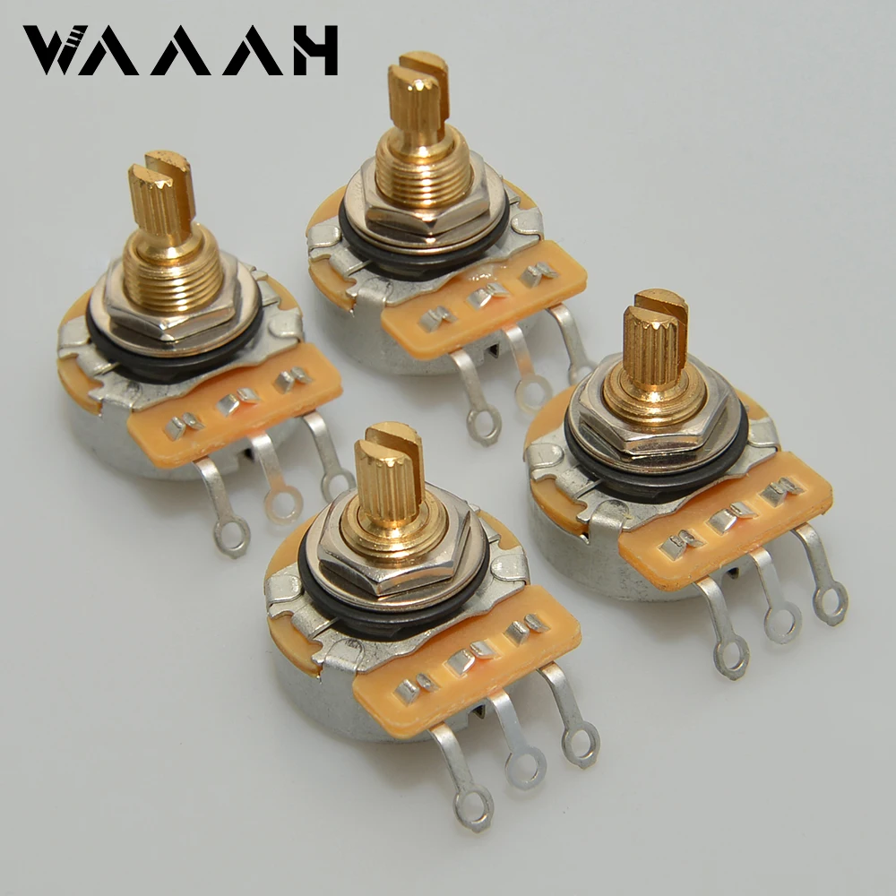 2-3-Pieces-Brass-Shaft-Guitar-Pots-450G-250K-500K-Tone-Volume ...