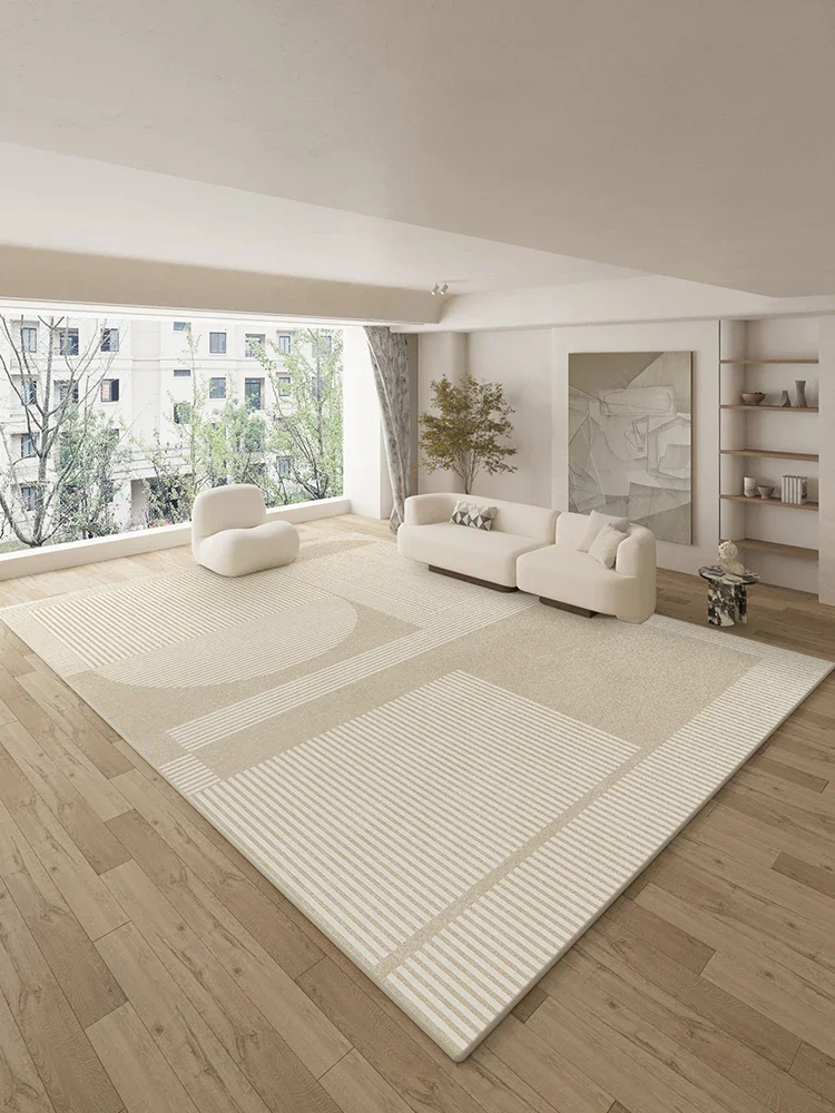 Cream-Living-Room-Large-Area-Carpets-Minimalist-Bedroom-Decoration ...