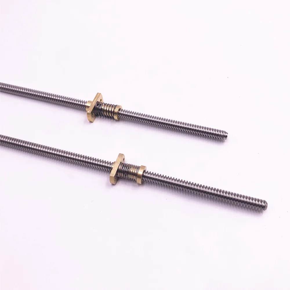 CNC-Machined-T8-Anycubic-Kobra-Lead-Screw-Z-axis-Rod-Brass-Nuts-350 ...
