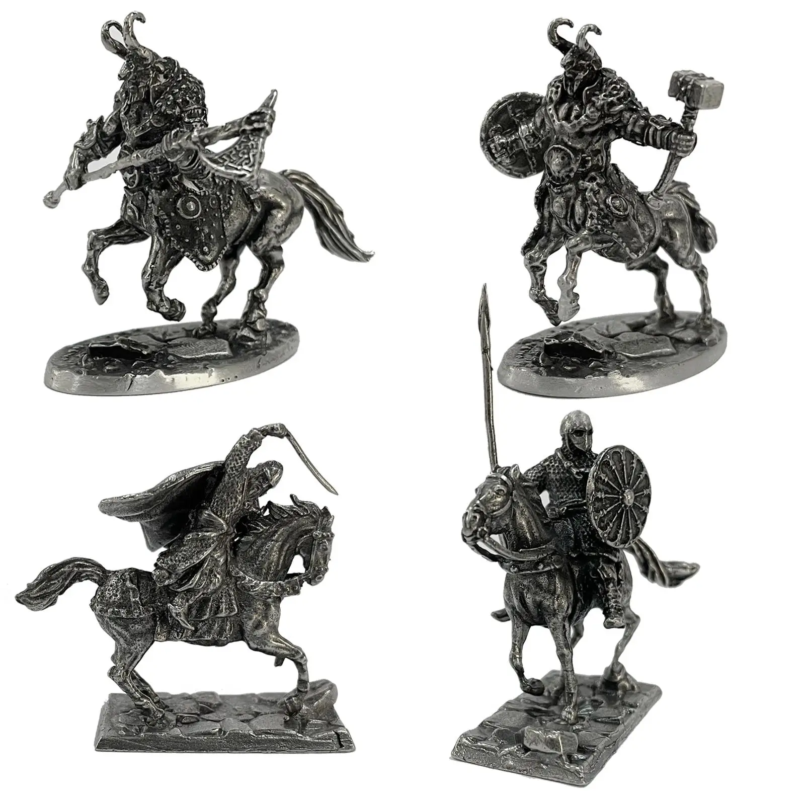 Metal Mediaeval Knights Army Centaur Cavalry Soldier Toy Model Figure ...