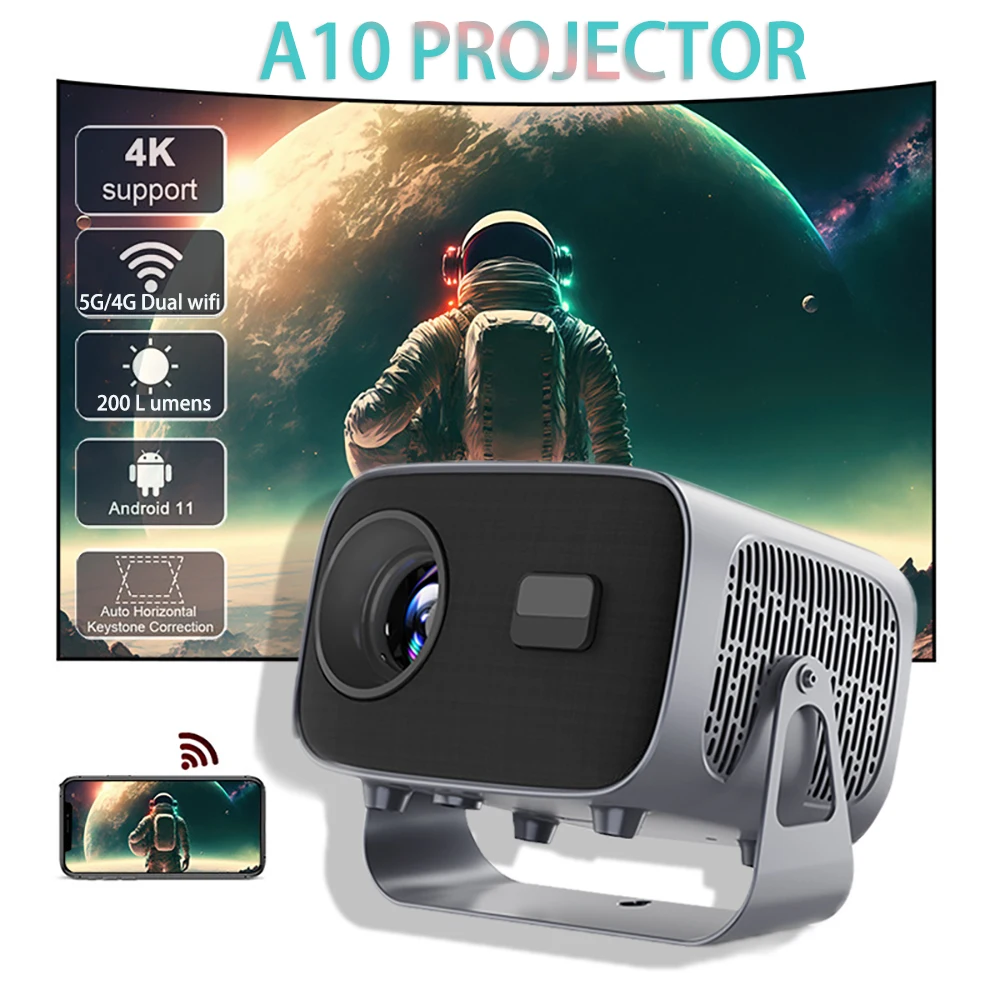 A10-Beam-Projector-4K-Android-11-Dual-WIFI-Portable-3D-Smart-TV ...