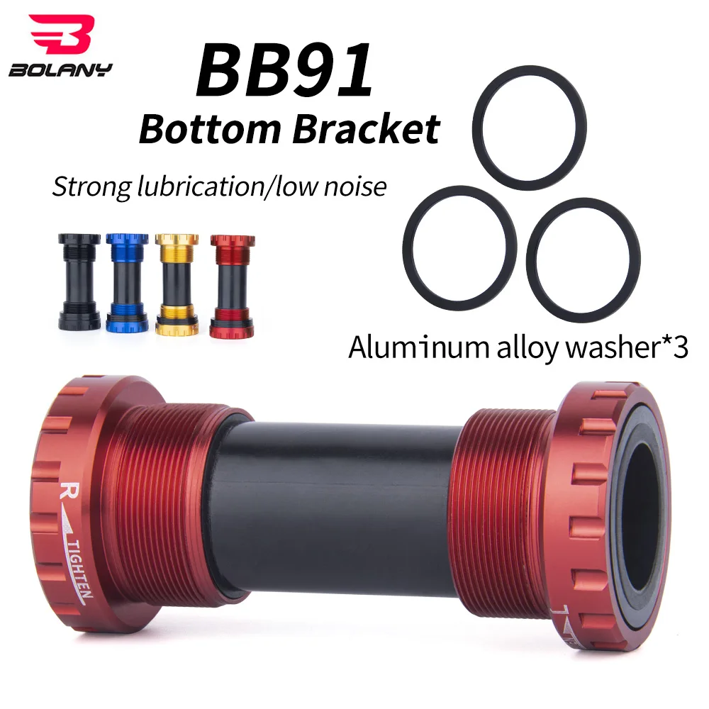 BOLANY BB91 MTB Bottom Bracket 68-110MM BC1.37*24T Road Bike Central ...