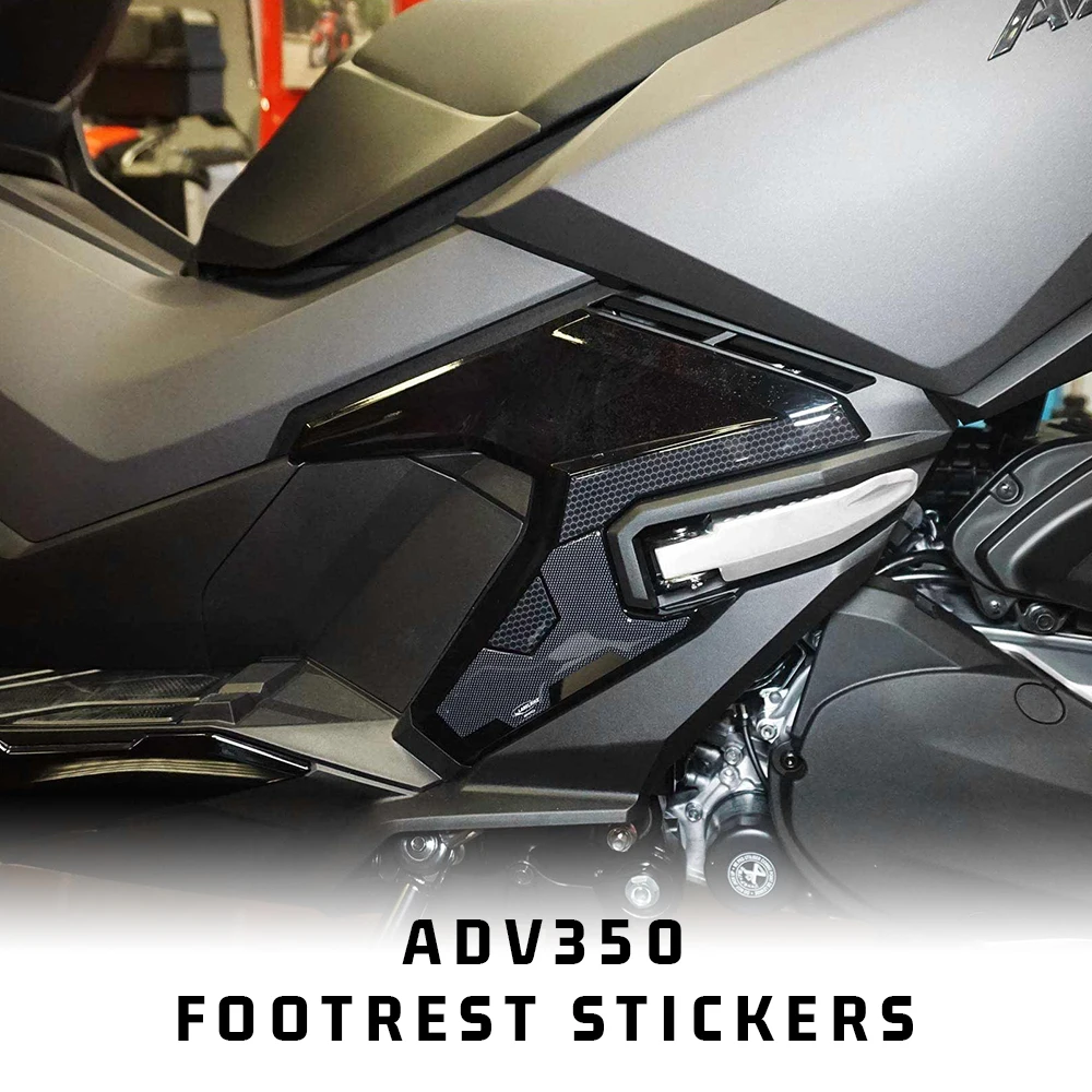 For HONDA ADV350 ADV 350 2022 3D Motorcycle Resin Sticker side footrest ...