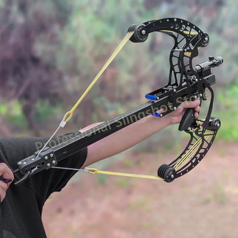 High-Power-Laser-Slingshot-para-a-Ca-a-Bola-de-A-o-Mini-Composto-Bow ...