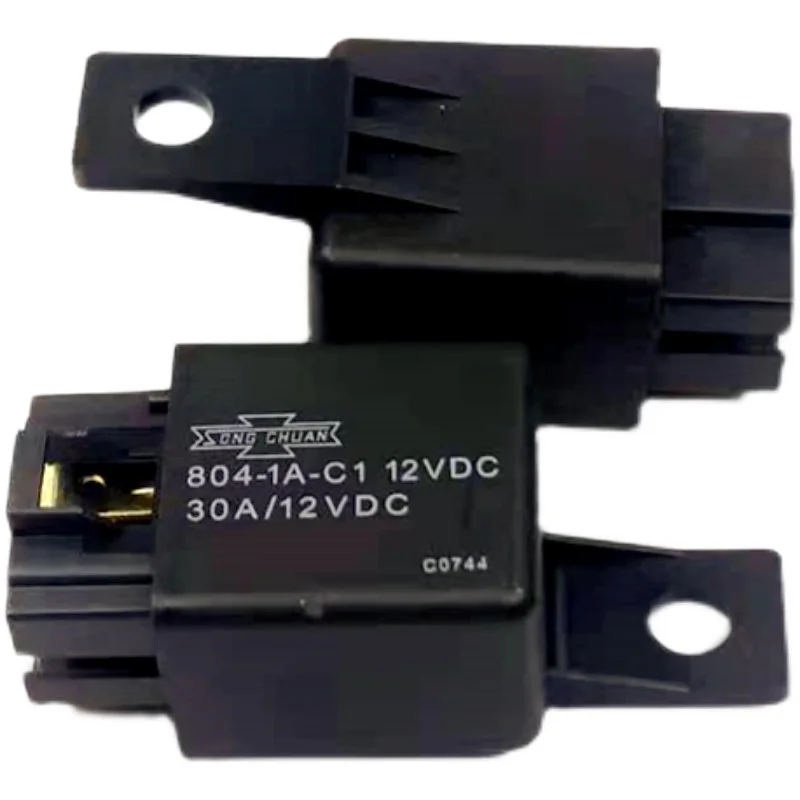 804-1A-C1 12VDC automotive relay 30A set usually open with 4 plugs