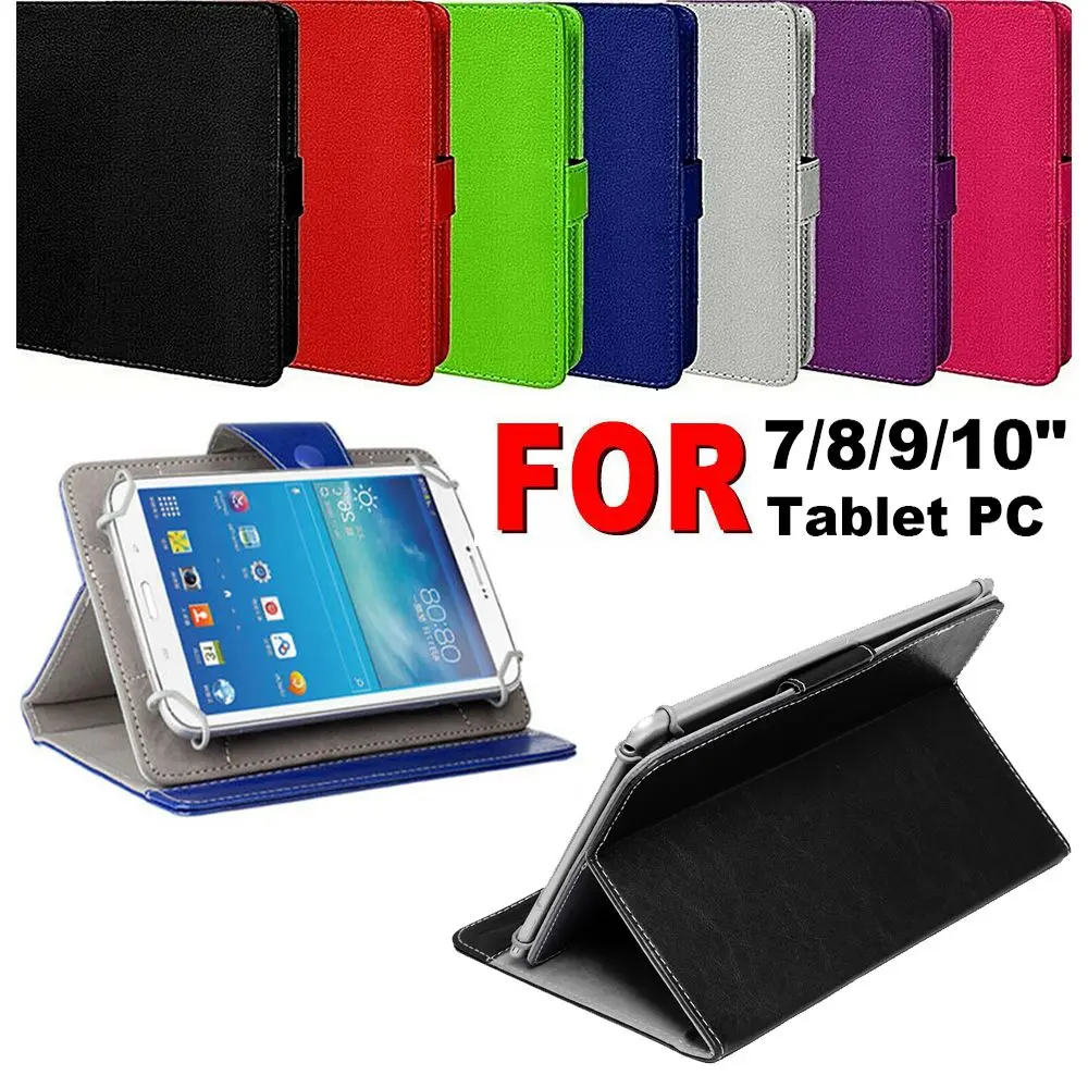 Funda Universal para tableta de cuero Samsung, Amazon, Android, 10 pulgadas, 1 unidad ...