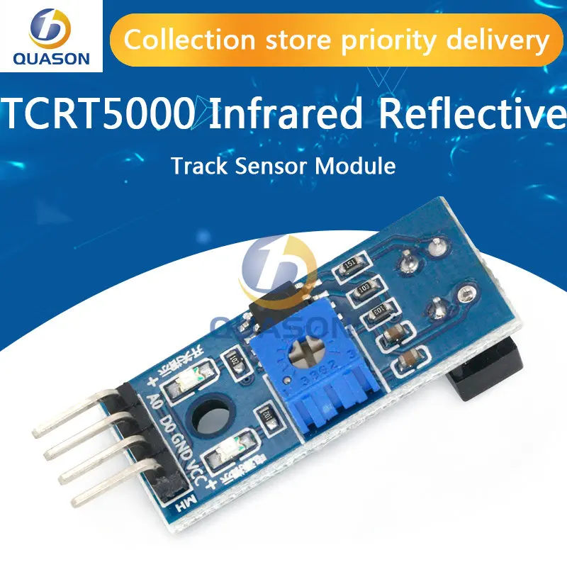 TCRT5000-Infrared-Reflective-IR-Photoelectric-Switch-Barrier-Line-Track ...