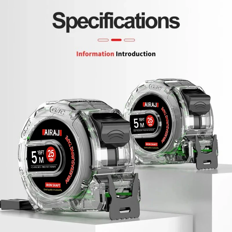 Fluorescent-Tape-Measure-High-end-5-Meter-Thick-Widened-High-Precision ...