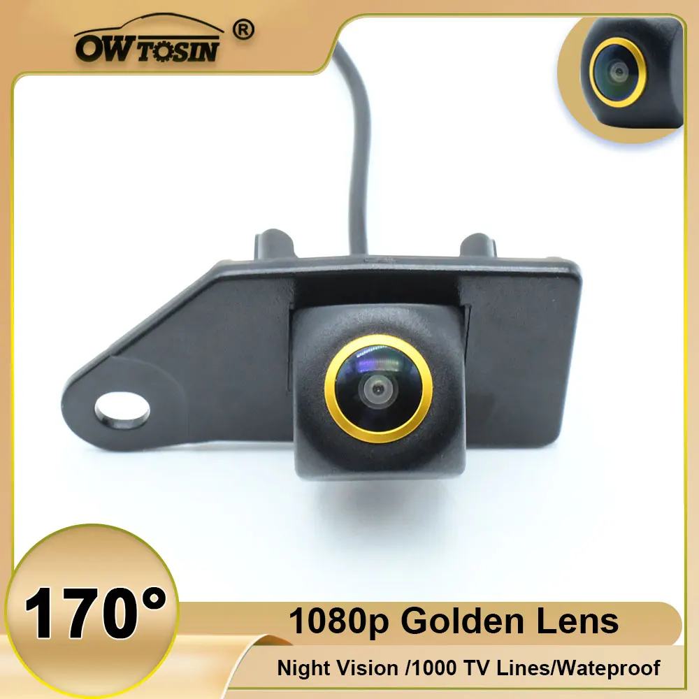 170° Vehicle AHD 1080P Golden Lens Rear View Camera For Mitsubishi ...
