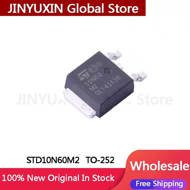 10-50Pcs 10N60M2 STD10N60M2 10N60 TO-252 600V 7.5A IC Chip In Stock ...