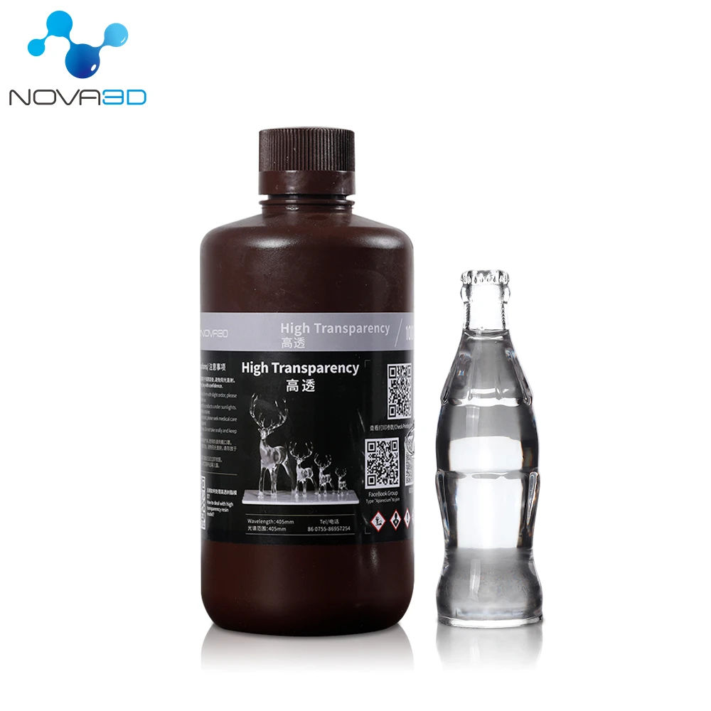 Nova3d Resin 3d Printer High Transparency Resin 405nm Photopolymer Ulta ...