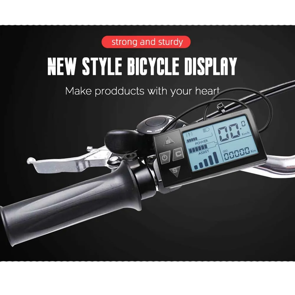 Ebike-Display-Waterproof-Black-Computer-LCD-Bike-Speed-Screen-36v-48v ...