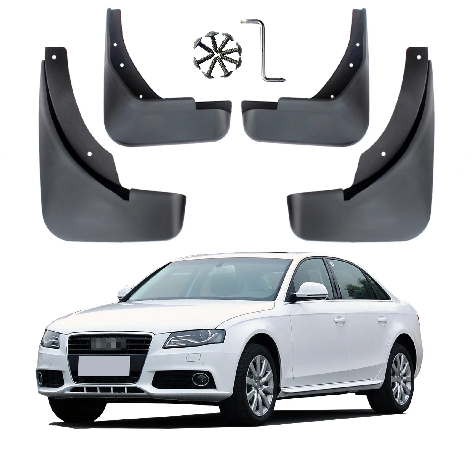For Audi A4 b8 Saloon/Avant MudFlaps Splash Guards Audi A4 b8 Mudguards ...