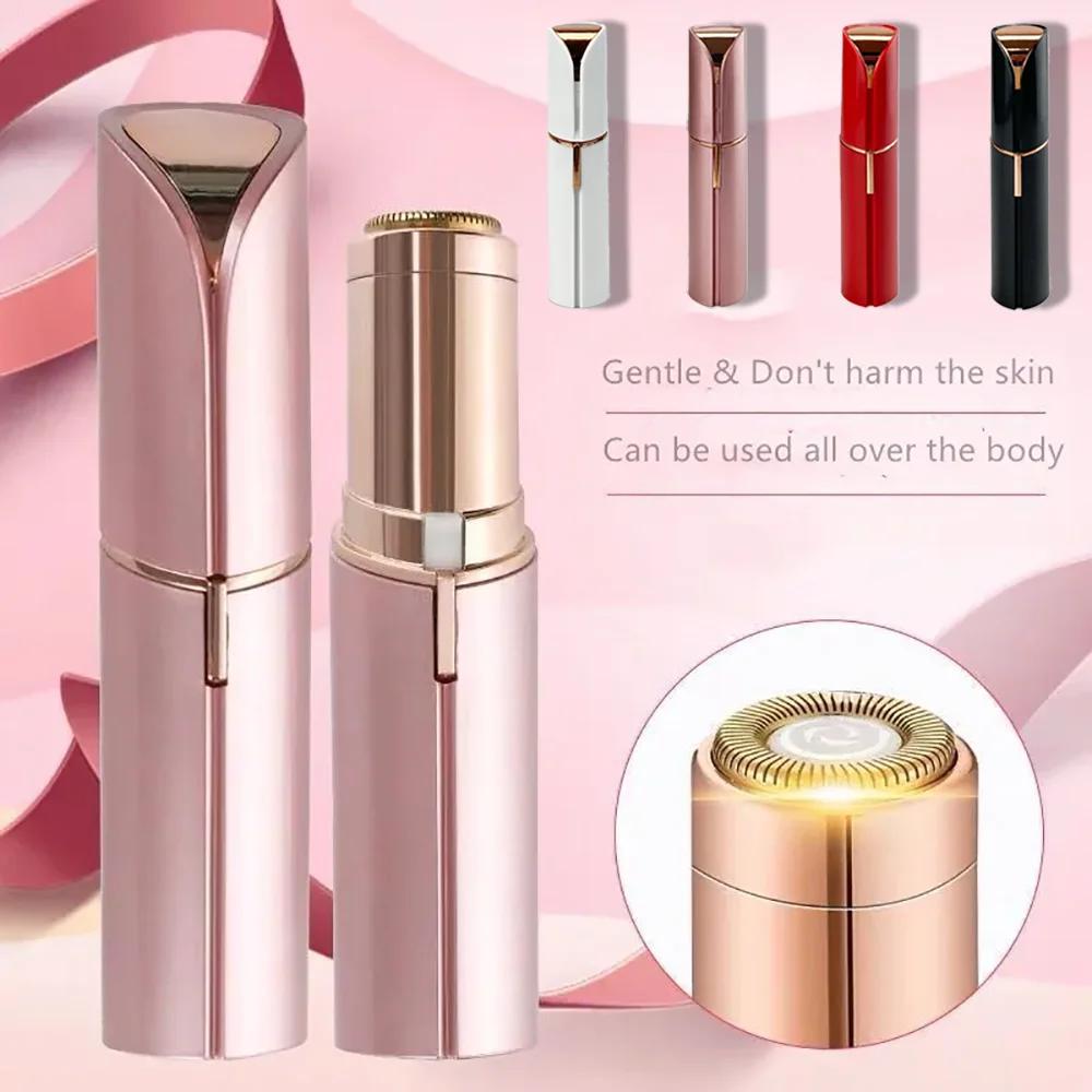 Portable-Mini-Lipstick-Shape-Electric-Epilator-Safe-Painless-Women ...