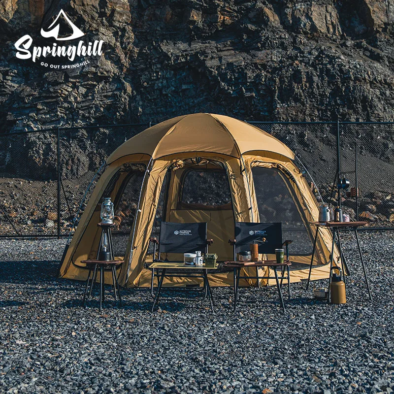 Outdoor-tent-ball-dome-windproof-and-rainproof-multi-person-tent ...