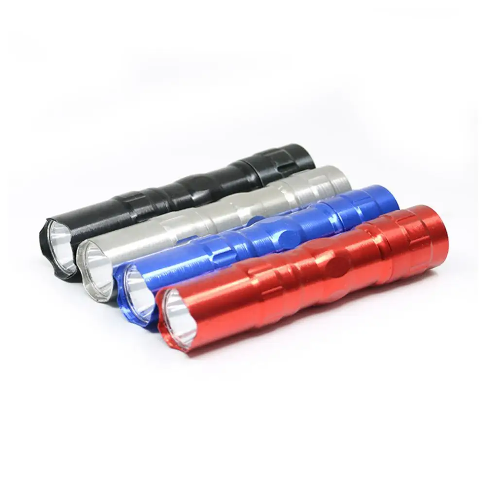 LED Mini Flashlight Outdoor Waterproof Ultra Bright Flashlight Without ...