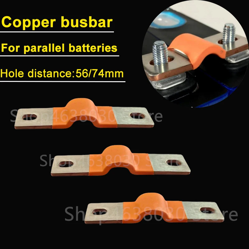 1-2-4-8pcs-Lifepo4-Battery-Flexible-Busbar-Copper-Connecter-Hole-to ...