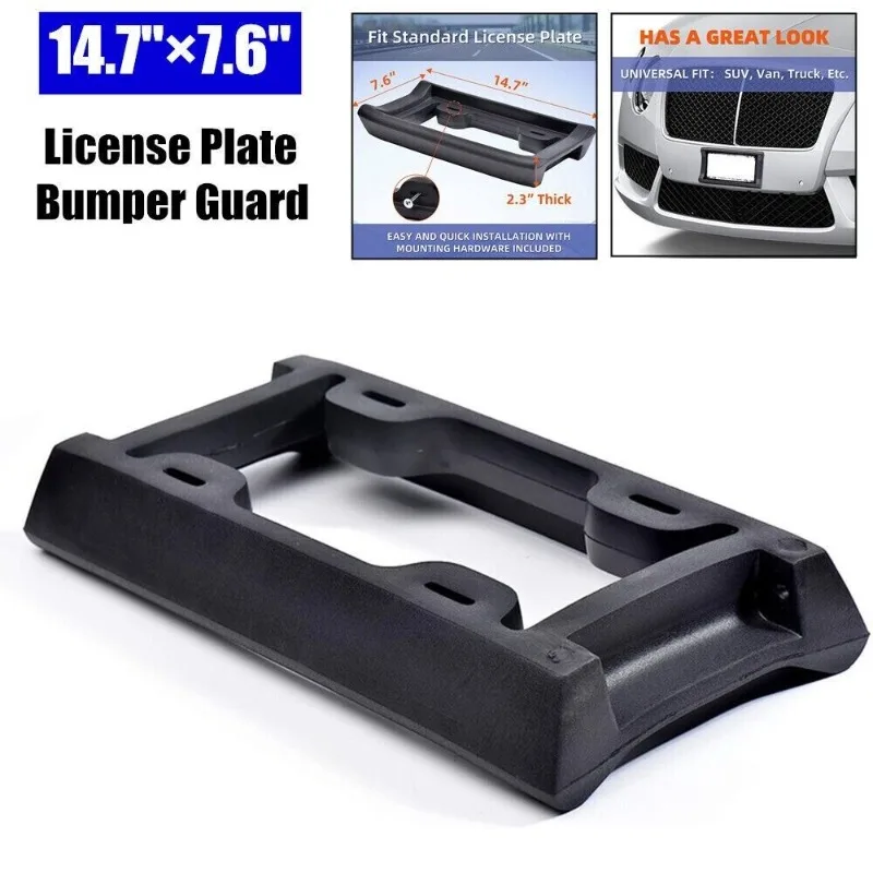 Prote-o-Crashproof-Car-License-Plate-Cover-Frame-Front-Bumper-Guard ...