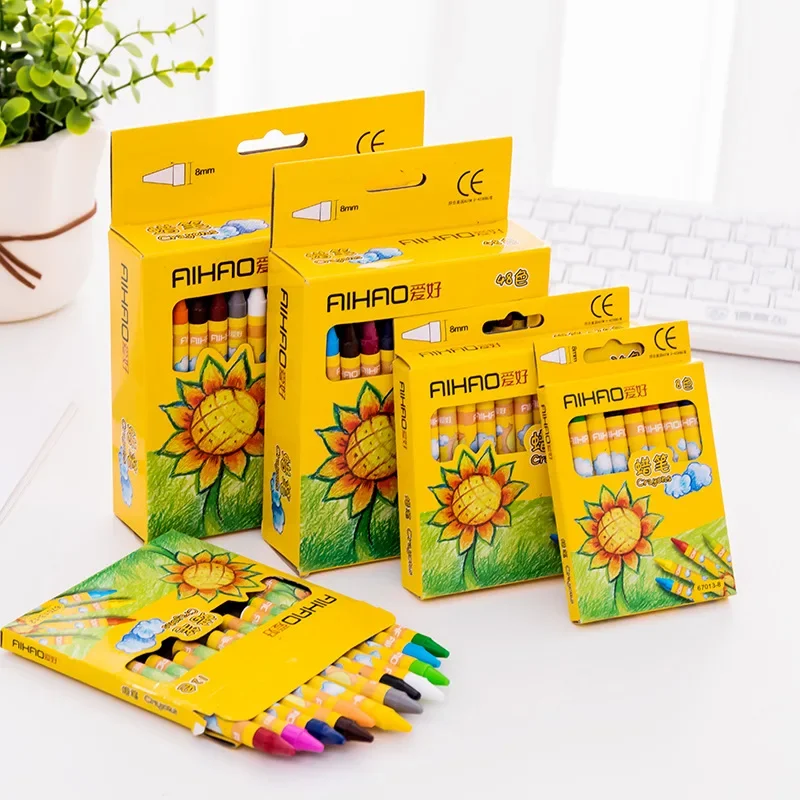 8-12-24-48-Colors-Crayons-Pastel-Art-Pen-Drawing-Paint-Graffiti-Pen ...