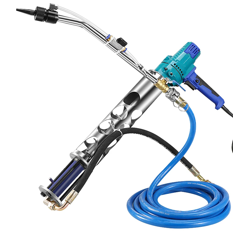 R8 Single Tube Screw Type Wall Cement Mortar Putty Spraying Machine ...
