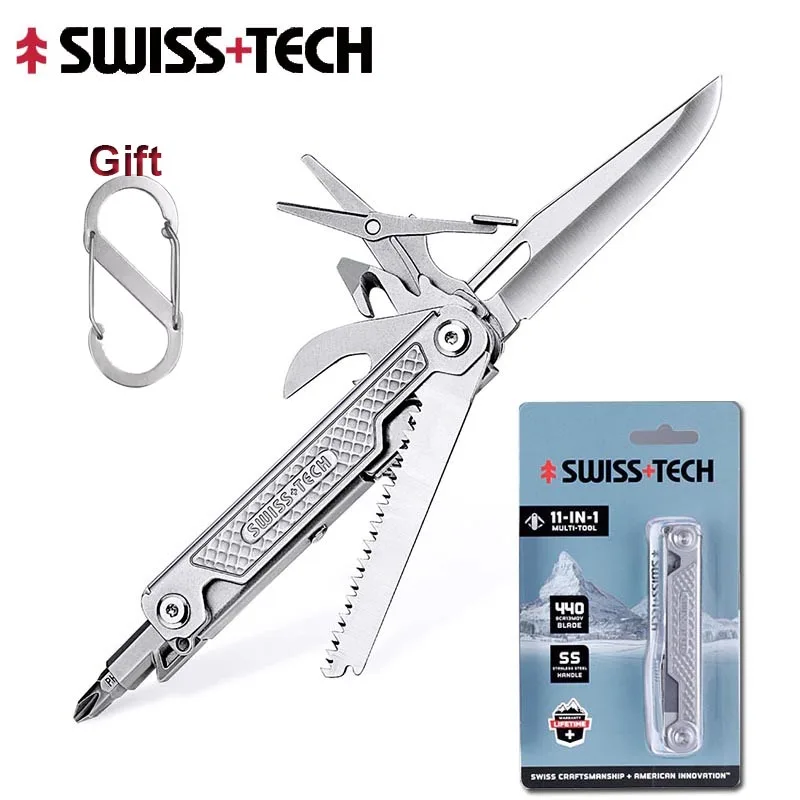 SWISS-TECH-11-In-1-Mini-Multitool-Pocket-Folding-Scissors-Screwdriver ...