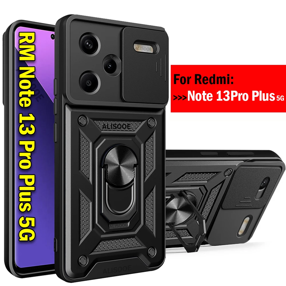 Slide-Camera-Funda-for-Redmi-Note-13-Pro-Plus-5G-Case-Armor-Magnetic ...
