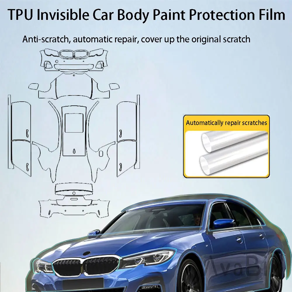 PPF Precut Paint Protection Film for BMW 3 Series G20 M Sport 2019-2022 ...