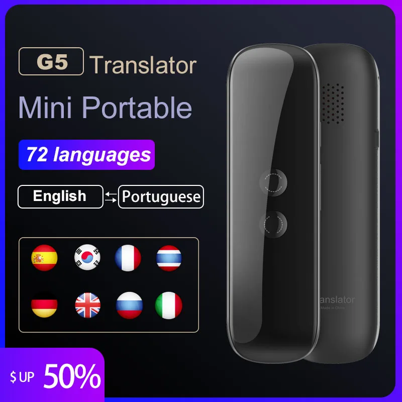 G5-Voice-Translator-70-Languages-Multi-Languages-Instant-Translate-Mini ...