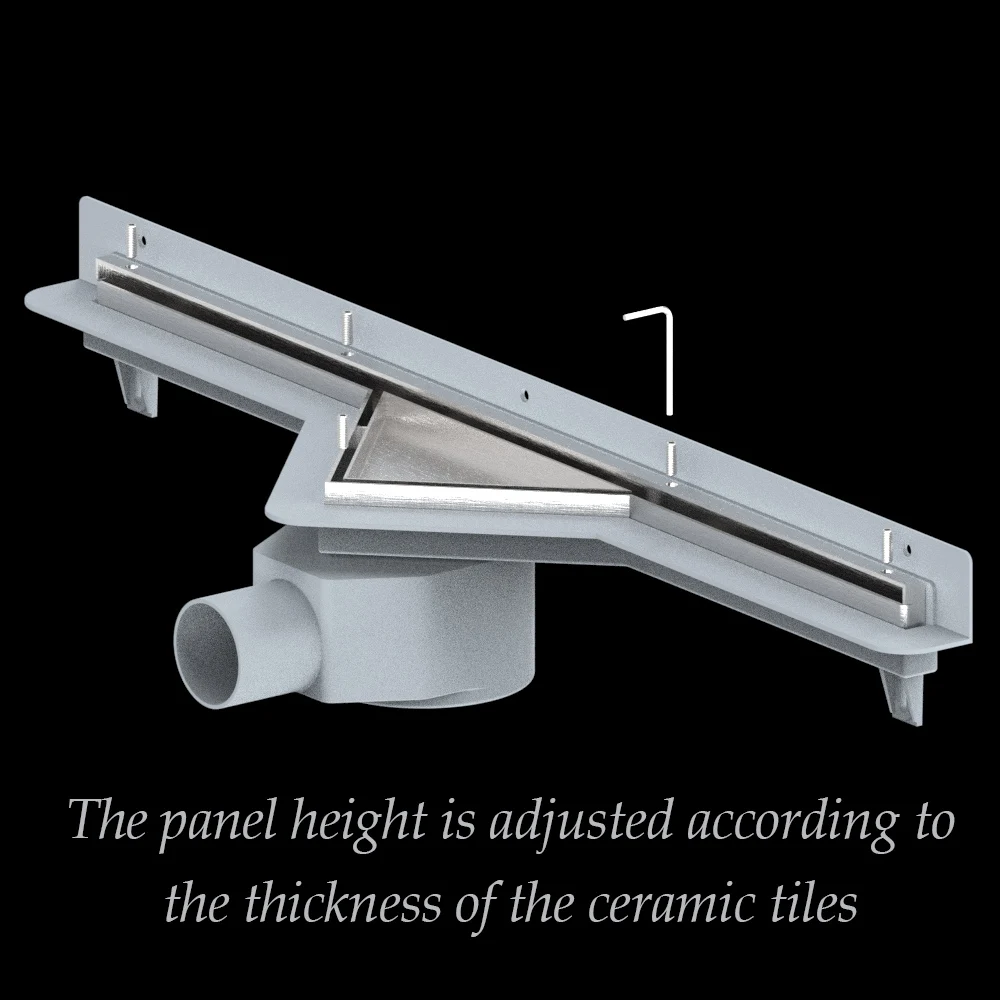 1-Side-Wall-Drain-Floor-60cm-Stainless-Steel-Mounted-Drainage-Large ...