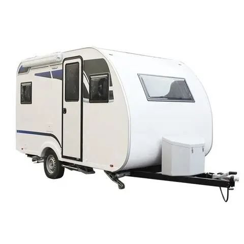 Lightweight Modern White Teardrop RV Trailer High Quality Mini RV for 4 ...