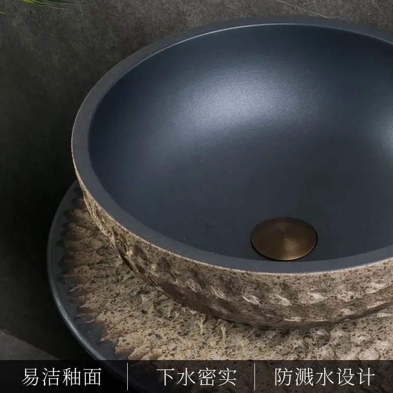 S% balcony column basin, outdoor integrated floor to ceiling vertical ...