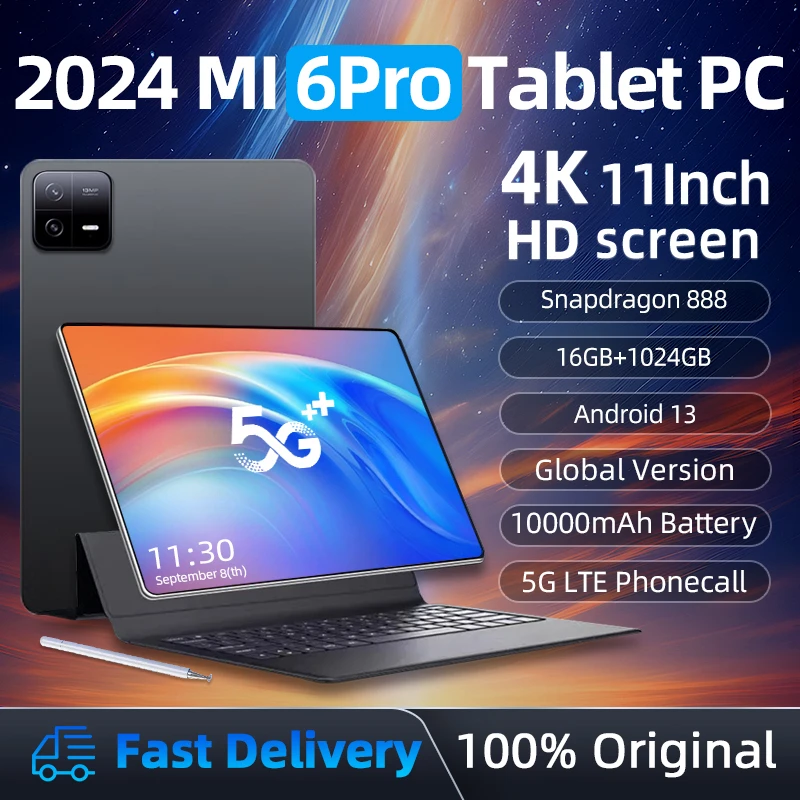 Tablet-PC-Original-Pad-6-Pro-Snapdragon-888-Android-13-10000mAh-16GB ...