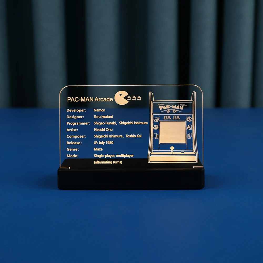 Acrylic-LED-Display-Nameplate-for-your-10323-Arcade-Collectible-Model ...