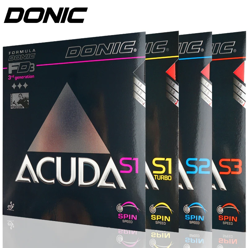 Donic-ACUDA-S1-S2-S3-ACUDA-S1-Turbo-Table-Tennis-Rubber-Original-DONIC ...