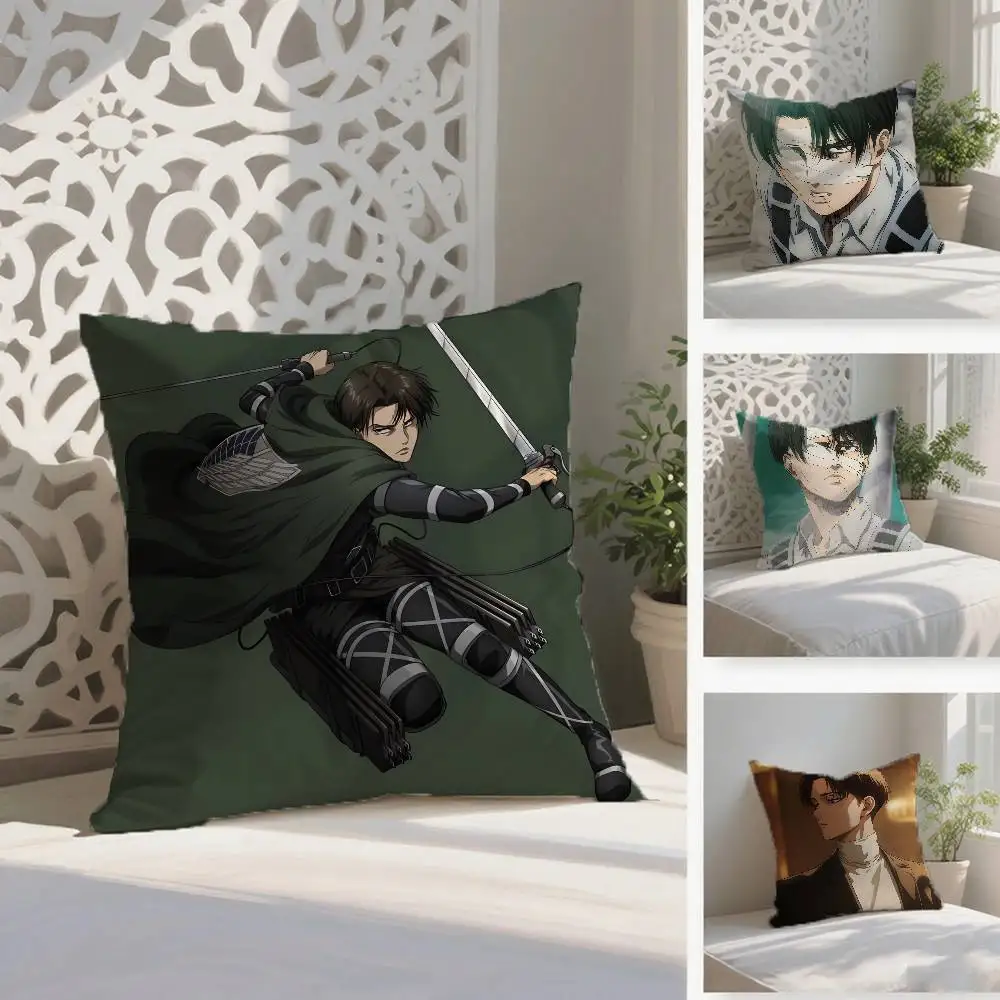 1pc Levi Ackerman Attack On Titan Pillow Case Anti-dustmite Pillowcase ...