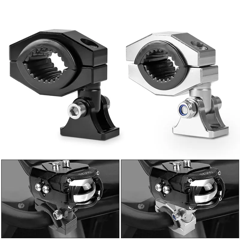 Motorcycle-LED-Headlight-Spotlight-Clamps-Bracket-Tube-Mount-for-Moto ...